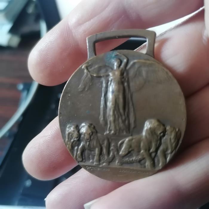 MEDAGLIA DELLA VITTORIA COMMEMORATIVA DELLA GRANDE GUERRA PER LA CIVILTA'